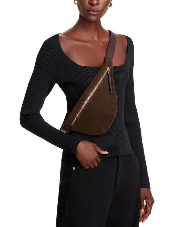 Rag & Bone Petra Mini Sling Bag In Dark Espresso - 48% Off